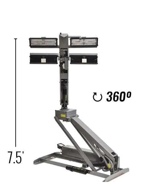 Elevated Tow Truck LED Lights | Command Light Towers