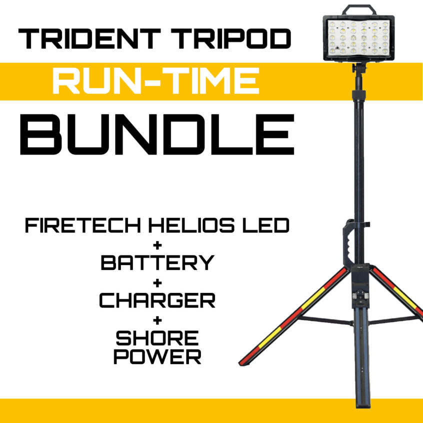 Tripod Lights for Sale | Command Light Trident Tripod Run-Time Bundle