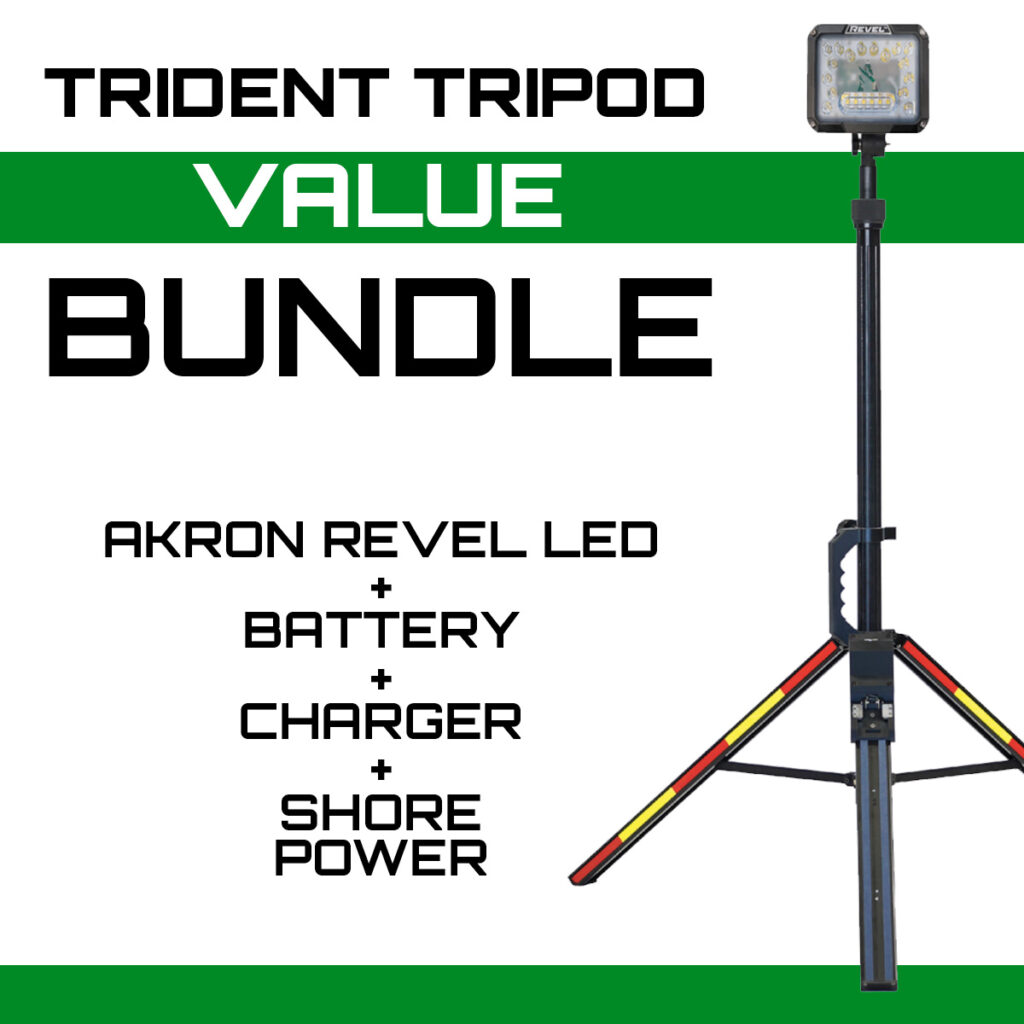 Tripod Lights for Sale | Command Light Trident Tripod Balanced Bundle